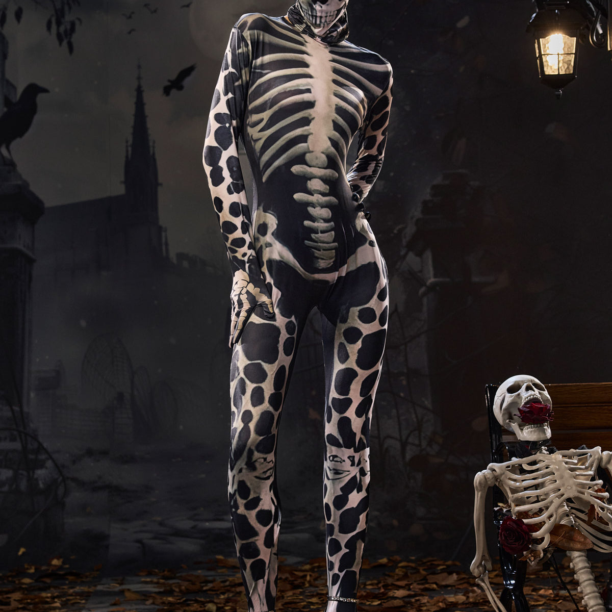 Blake Printed Glam Bone Outfit – PurexChaos
